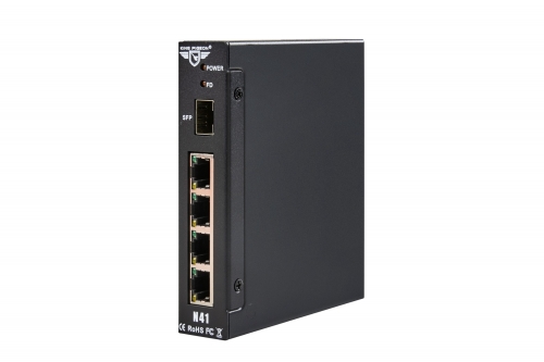 BLIIoT-Rugged Industrial Ethernet Switch (4LAN 1 Fibre port, Dual Power ...
