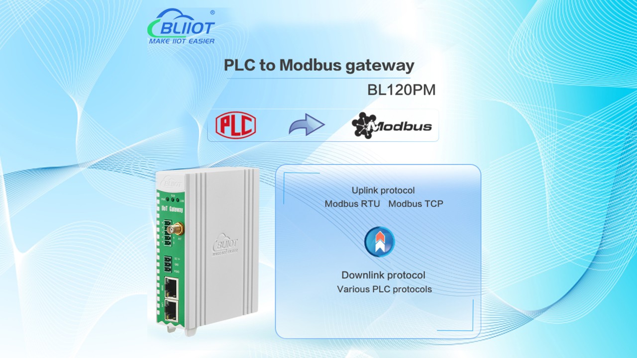 BLIIoT| New Version BL120PM PLC to Modbus Gateway PLC Remote Upload and ...